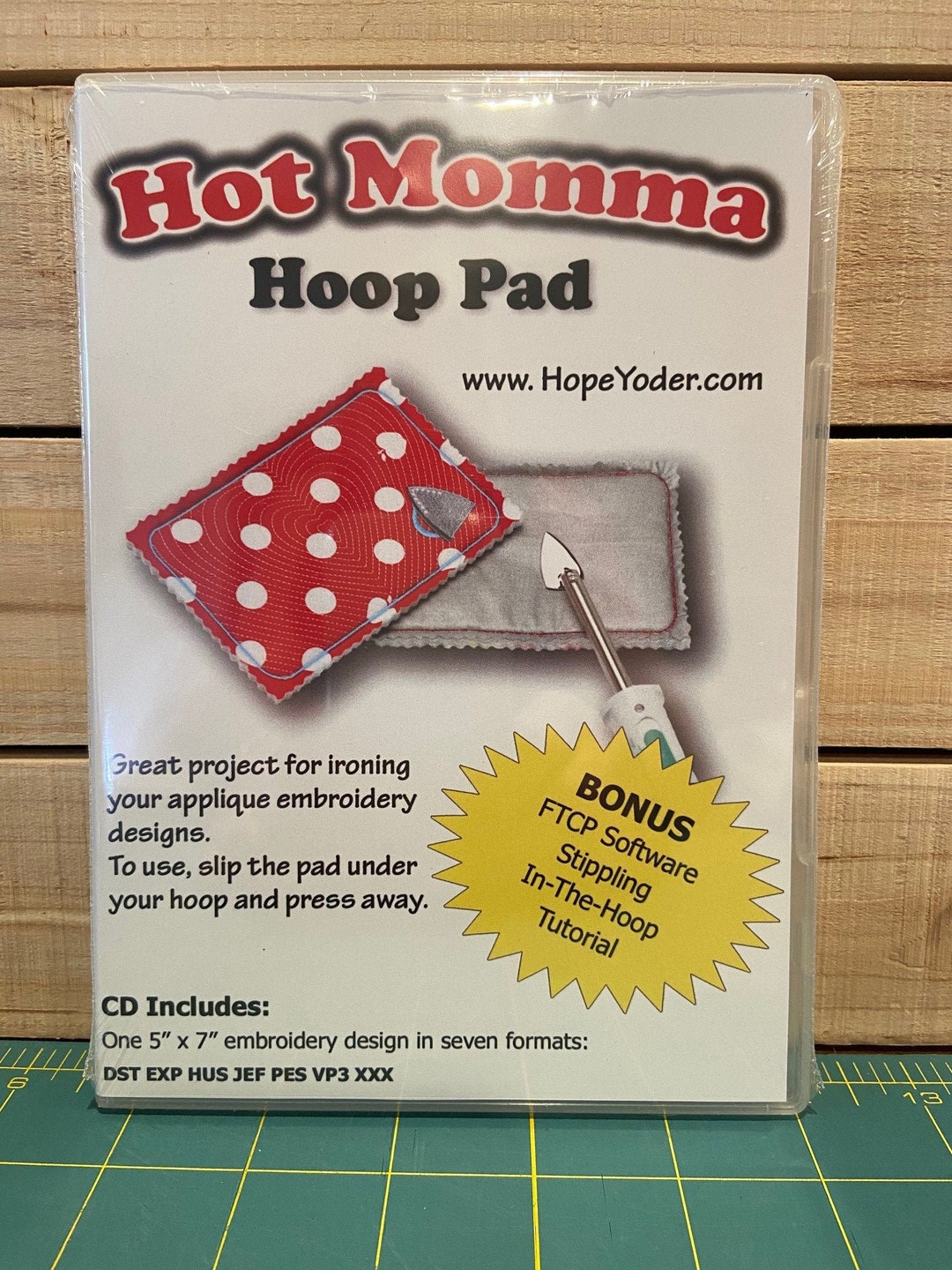 Hope Yoder "hot Mama" Hoop Pad Embroidery CD - New - Etsy