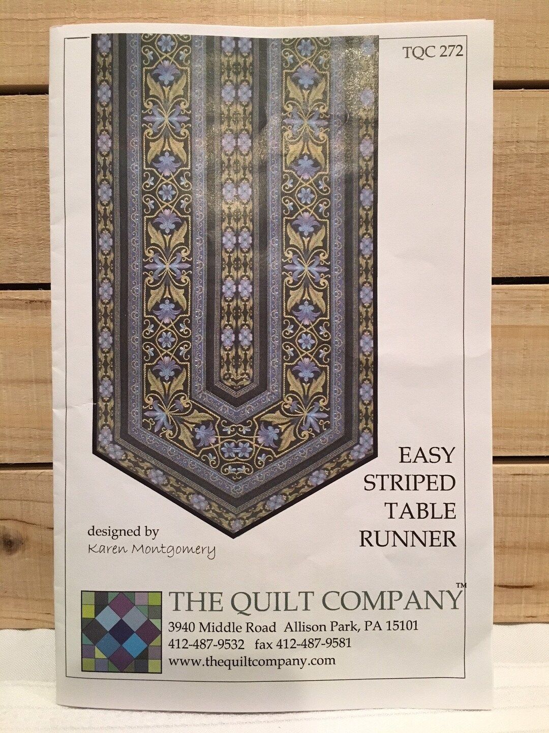 Easy Striped Table Runner Kit - Pattern by the Quilt Company - 16" X 42" - Etsy