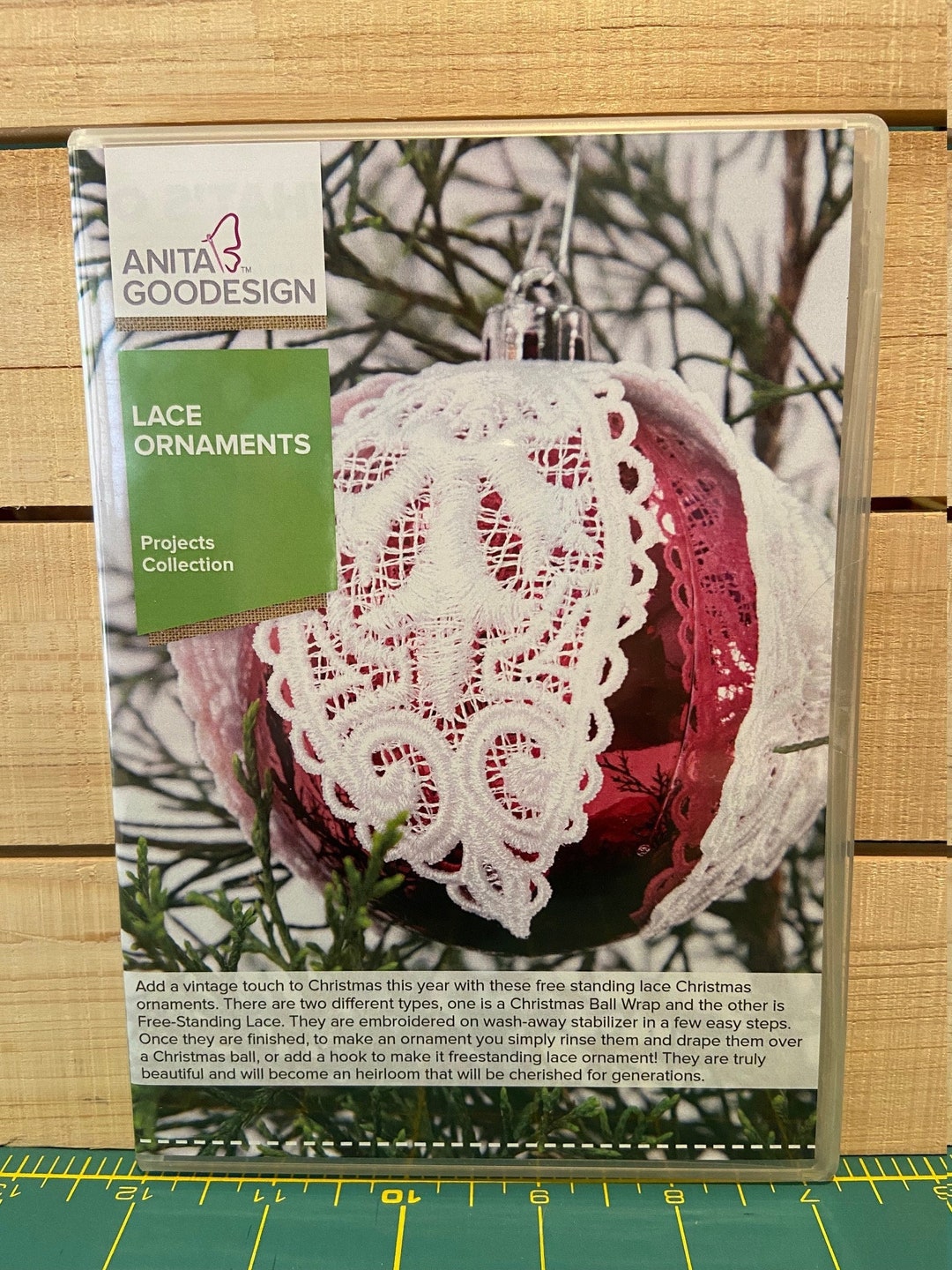 Anita Goodesign - Projects - "lace Ornaments" - Machine Embroidery CD ...