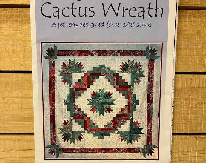 Cactus Wreath Quilt Pattern SRR-CW by Cozy Quilt Designs - Etsy