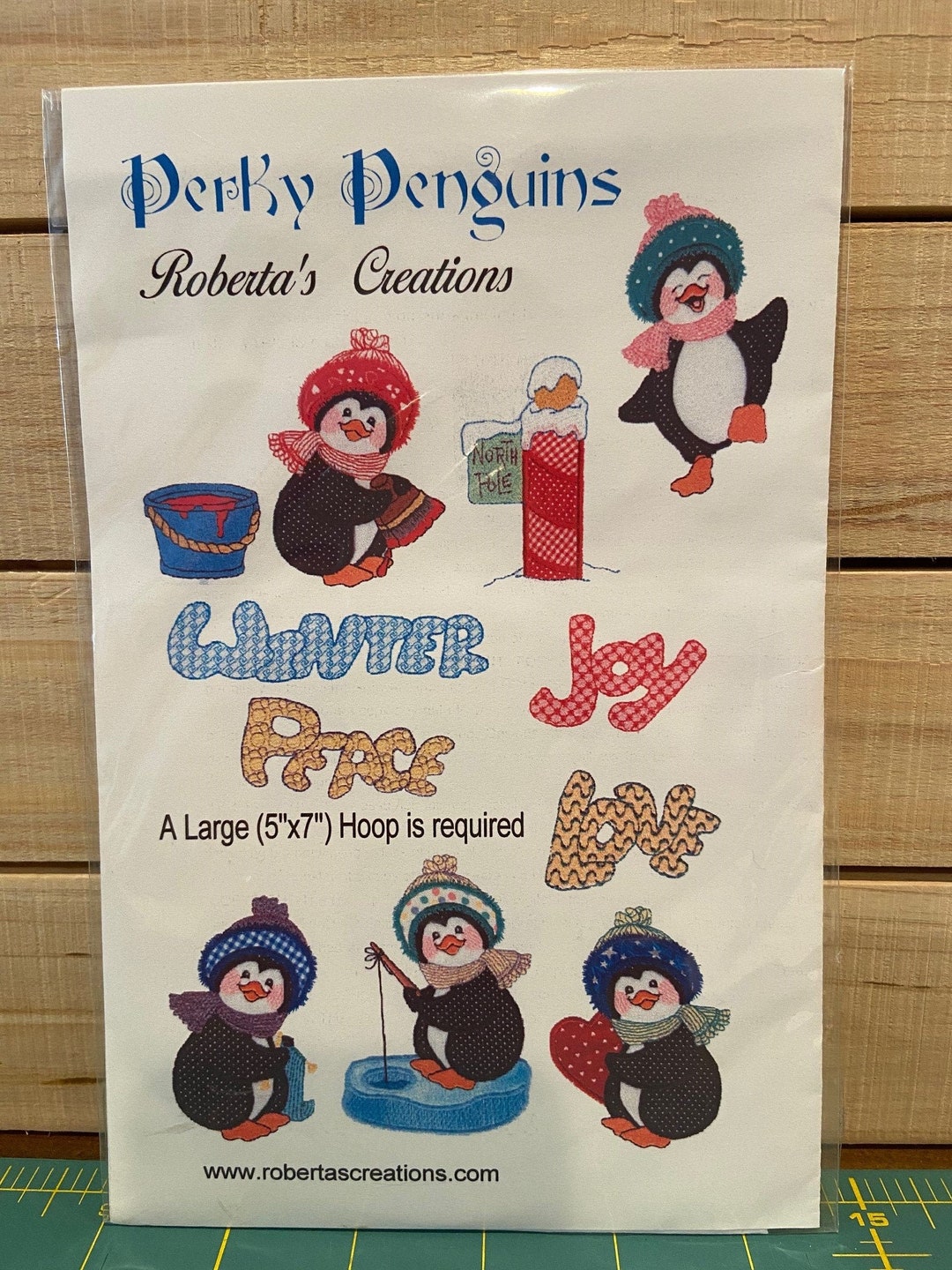 Roberta's Creations - Perky Penguins - Machine Embroidery CD - New - Etsy