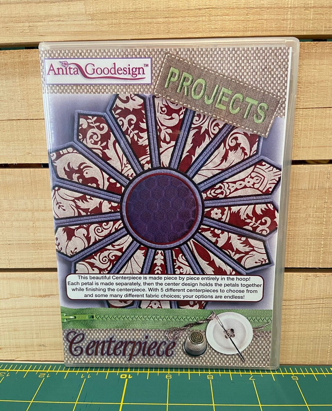 Anita Goodesign - Projects - "centerpiece" - Machine Embroidery CD ...