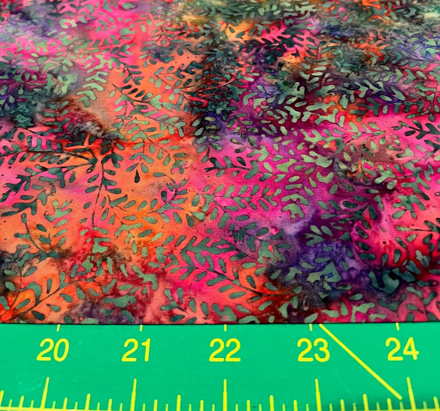 Multi-colored Floral Batik Fabric by the Half Yard - Etsy