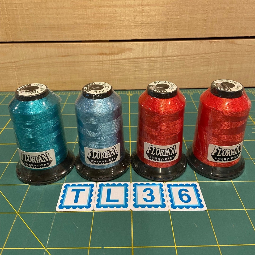 Floriani 40wt Embroidery Thread Lot 36 1000m/1100yd Spools - Etsy