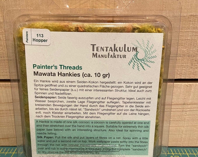 Tentakulum Manufaktur - Painter's Threads - Mawata Hankies #113 Hopper ...
