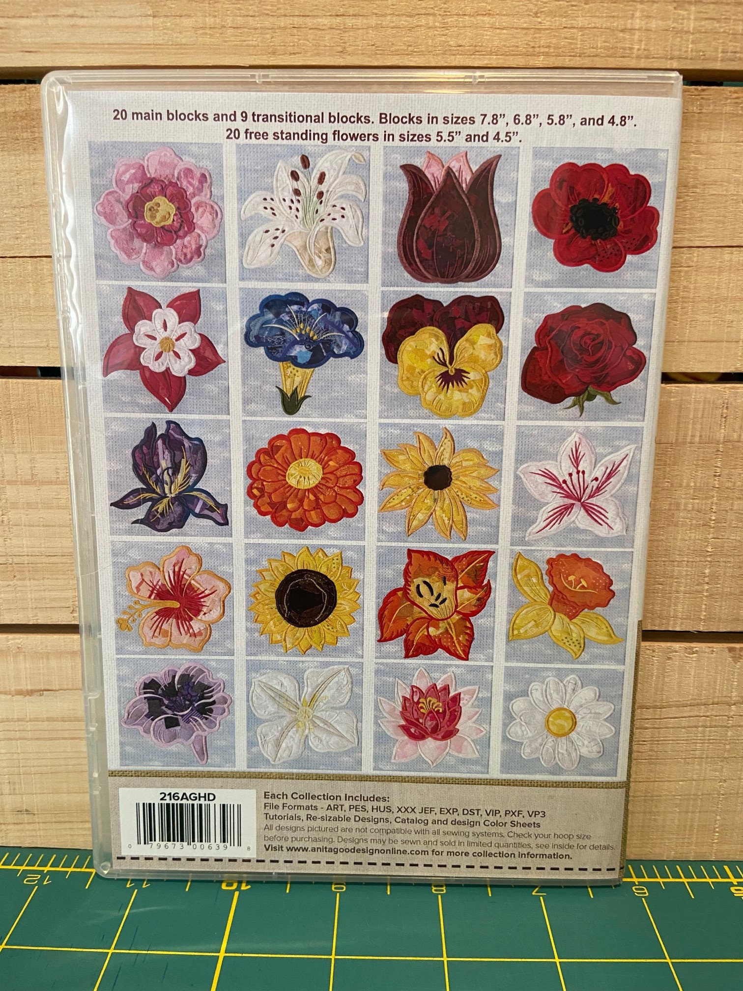 Anita Goodesign Mix & Match Quilting Confetti Flowers Machine ...