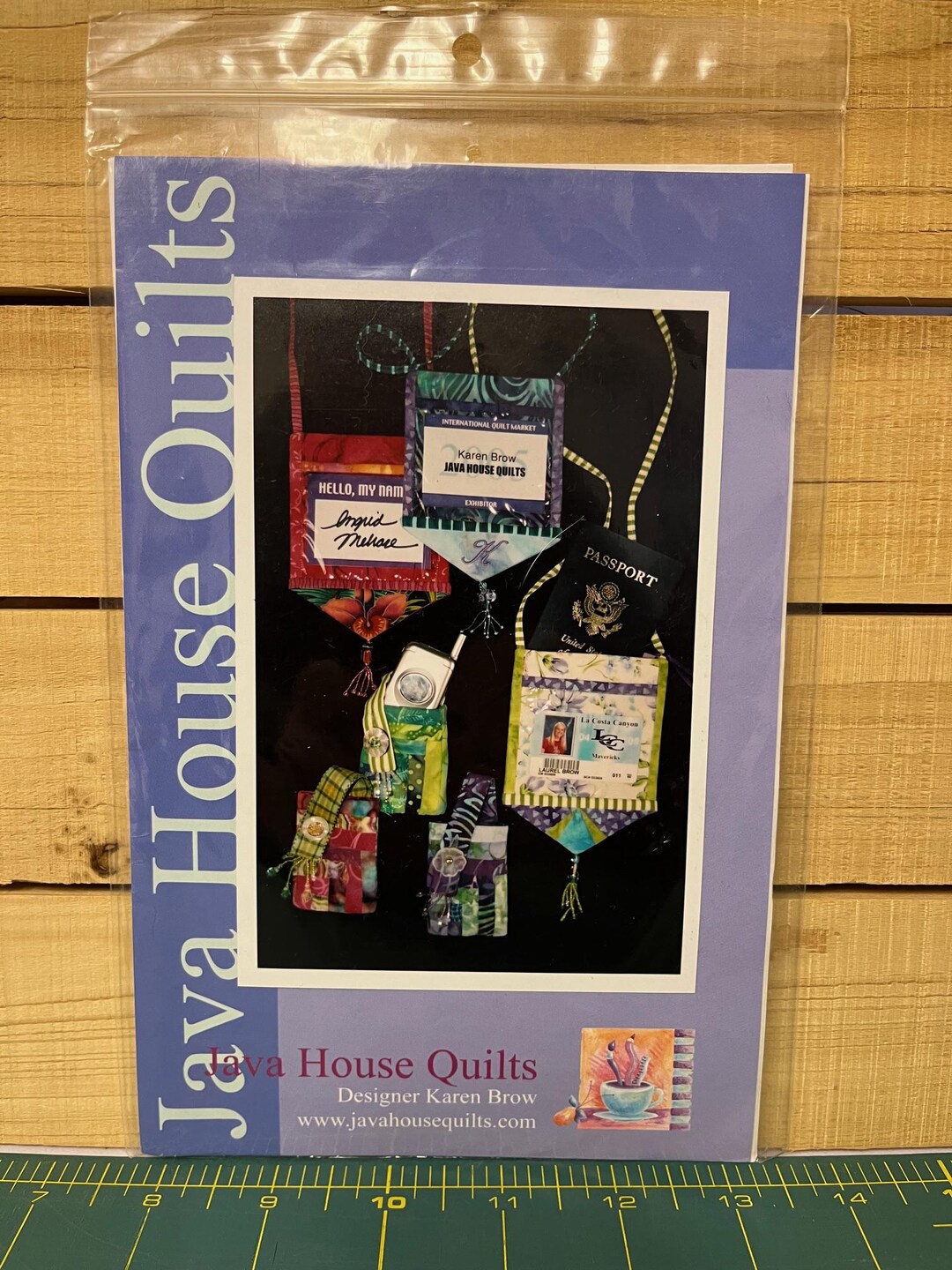 Java House Quilts - "pocket-cetera" Pattern - Designed by Karen Brow - Etsy