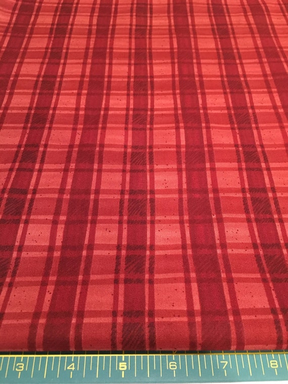 Red and Rust Plaid From peace on Earth Collection | Etsy