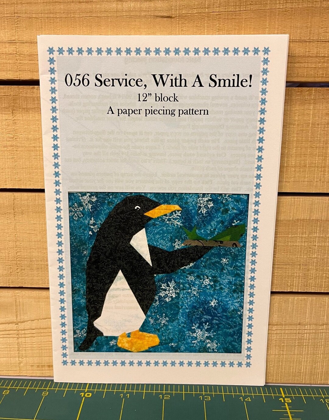 Service With A Smile Mini Quilt Pattern #056 - Designed by Toni's ...