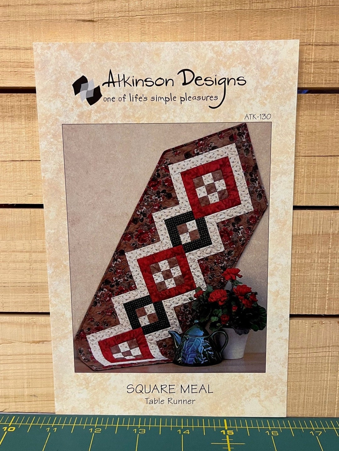 Atkinson Designs "square Meal" Table Runner Pattern #ATK-130 - Designed ...