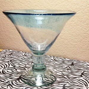 Aztecas Design Copa Conica 18 Oz Margarita Glass Hand Blown Made in ...