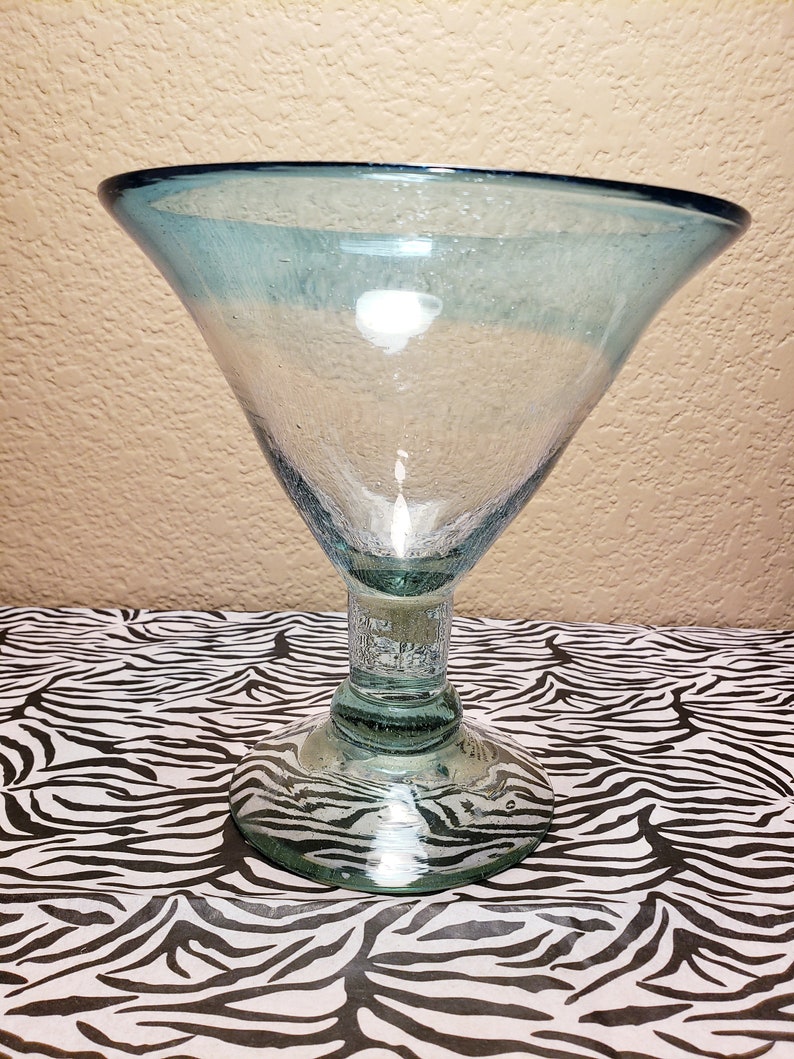 Aztecas Design Copa Conica 18 Oz Margarita Glass Hand Blown - Etsy