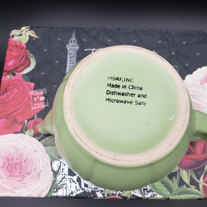 Vintage MSRF Design Studio Green Teapot 4 1/2 X 7 - Etsy