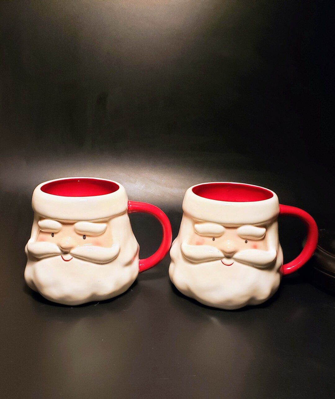 2 Hallmark Collectible Santa Clause Mugs. Vintage New Condition - Etsy