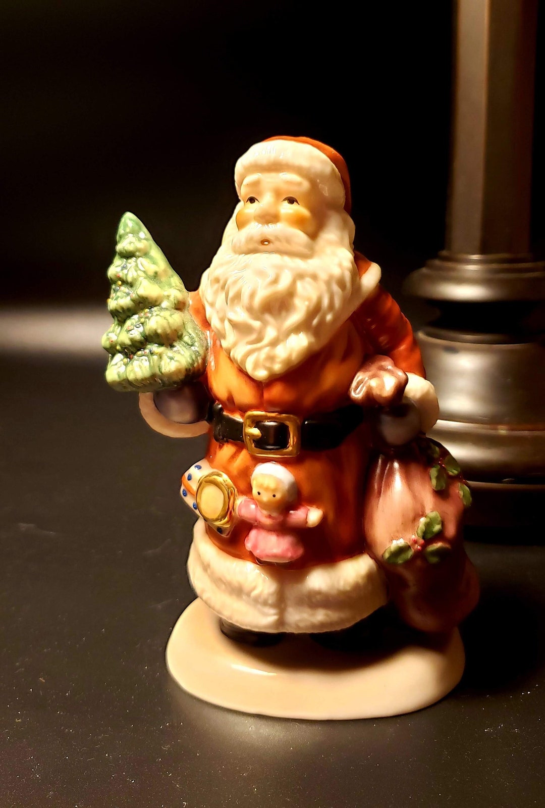 Vintage Ceramic Santa Clause Figurine - Etsy