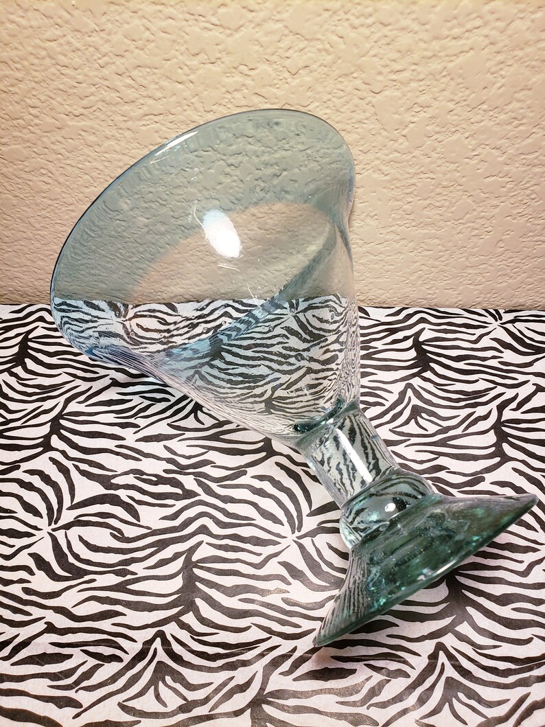 Aztecas Design Copa Conica 18 Oz Margarita Glass Hand Blown Made in ...