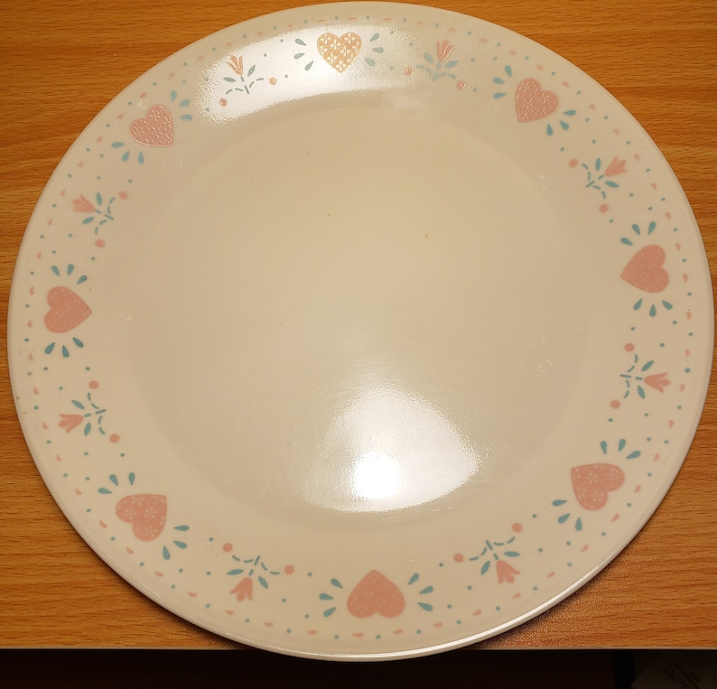 Set of 4 Corelle Forever Yours Dinner Plates Vintage Great Pattern - Etsy