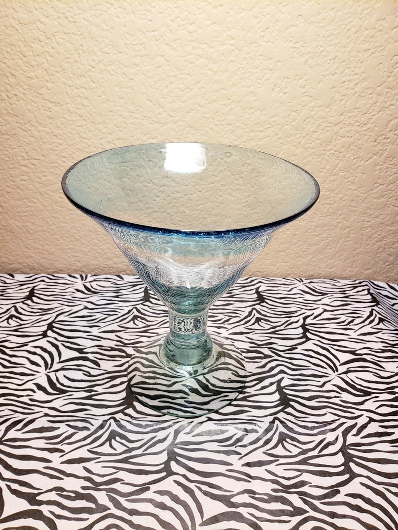 Aztecas Design Copa Conica 18 Oz Margarita Glass Hand Blown Made in ...