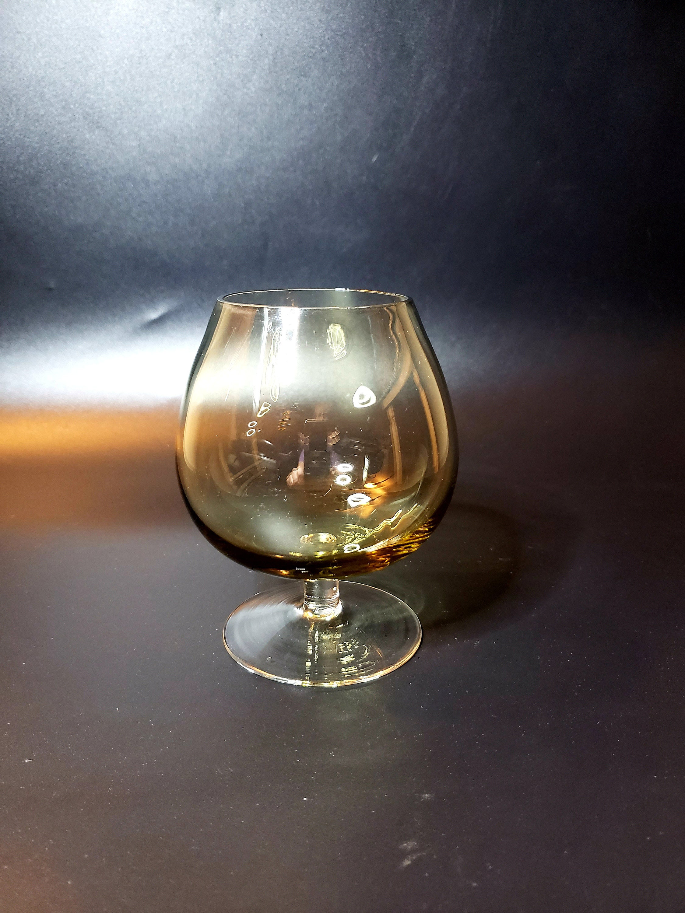 Midcentury Brandy/ Cognac Snifter Liquor/dram/shot Glass Set - Etsy