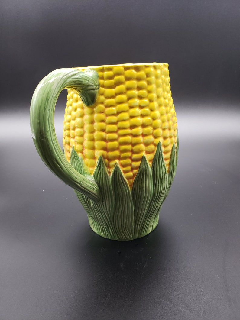 Vintage Ceramic Corn Pitcher Made in the Philippines - Etsy