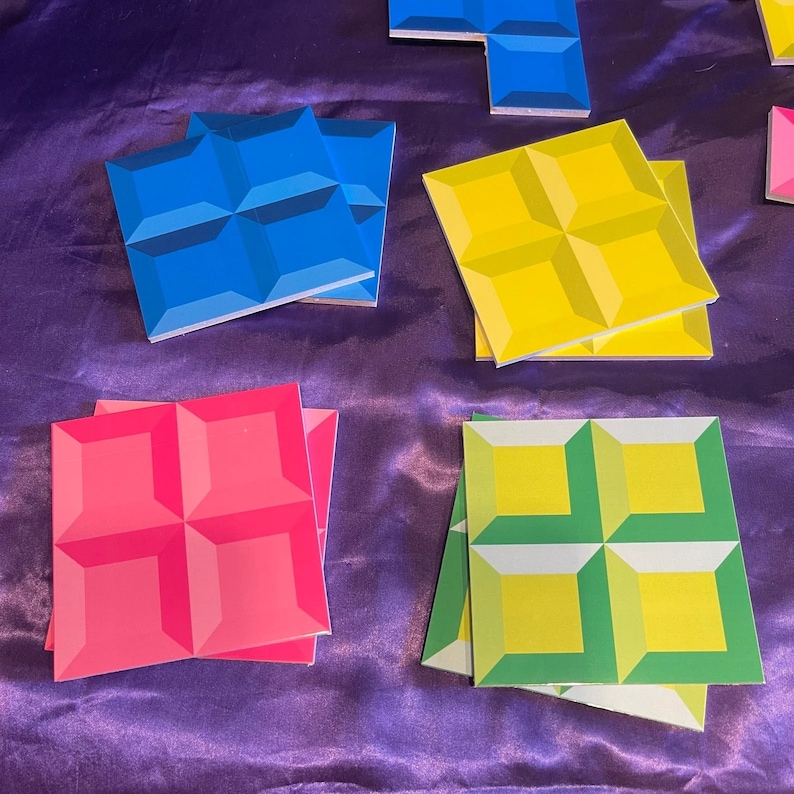 Oversized Tetris 20 Piece Set for Parties, Home Decor, Gamers ...