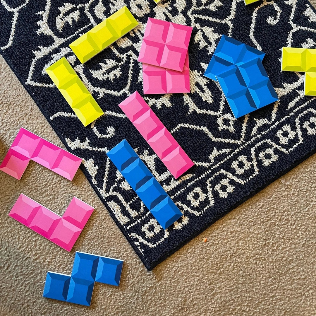 Oversized Tetris 20 Piece Set for Parties, Home Decor, Gamers ...