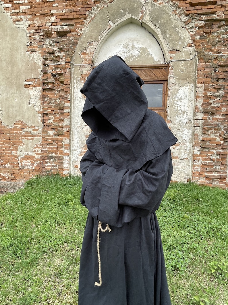 Monk's Robe, Monk, Monk's Cassock, Medieval Costume, Halloween Costume ...