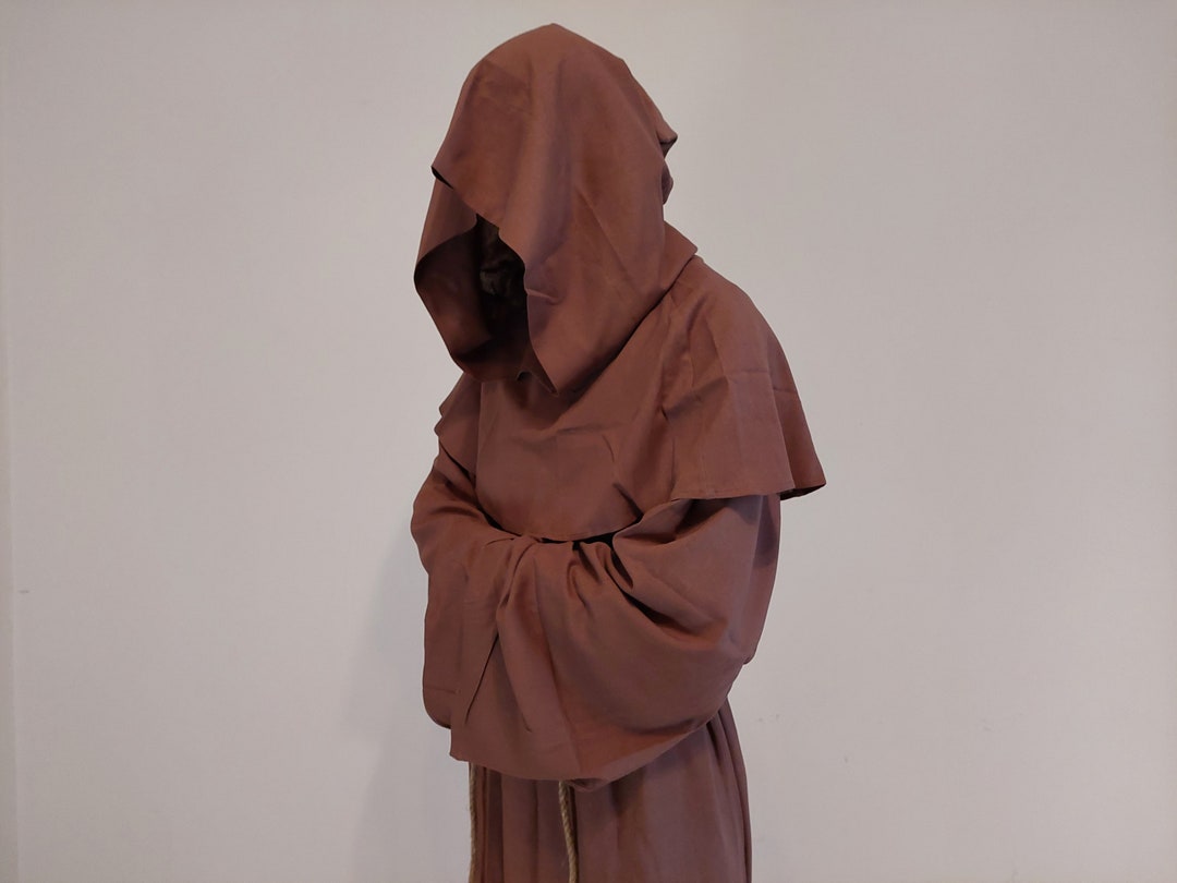 Monk Robe, Monk, Monk Cassock, Medieval Costume, Halloween Costume ...
