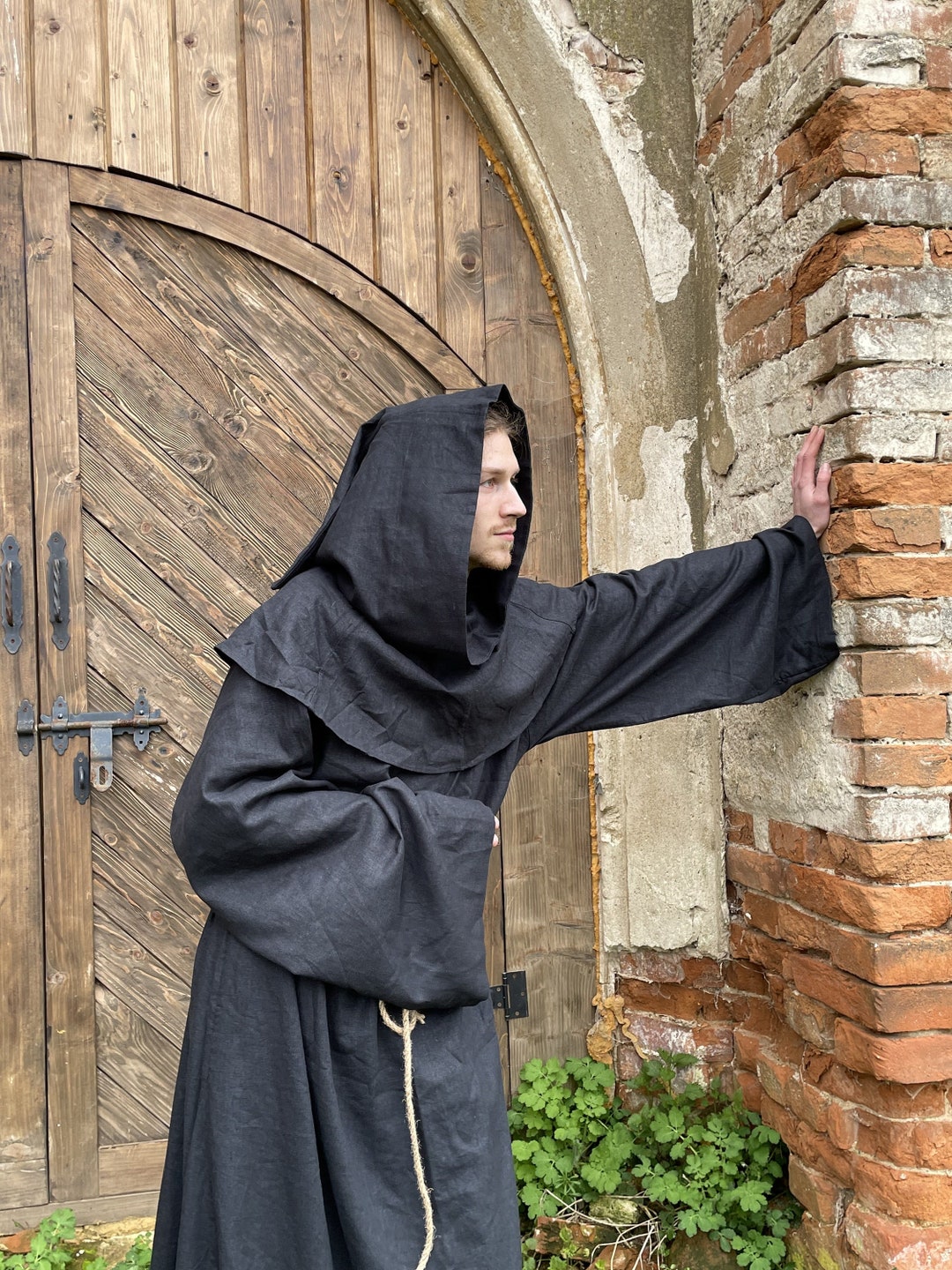 Monk's Robe, Monk, Monk's Cassock, Medieval Costume, Halloween Costume ...