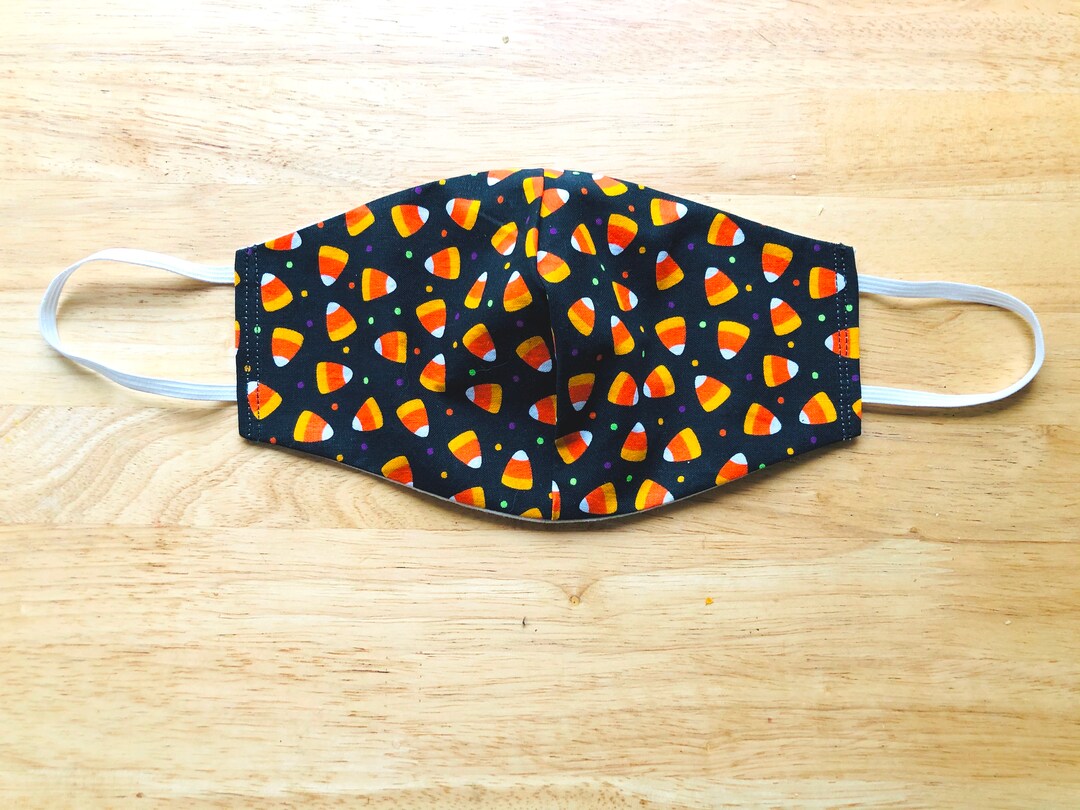 Face Masks Candy Corn Halloween Mask - Etsy