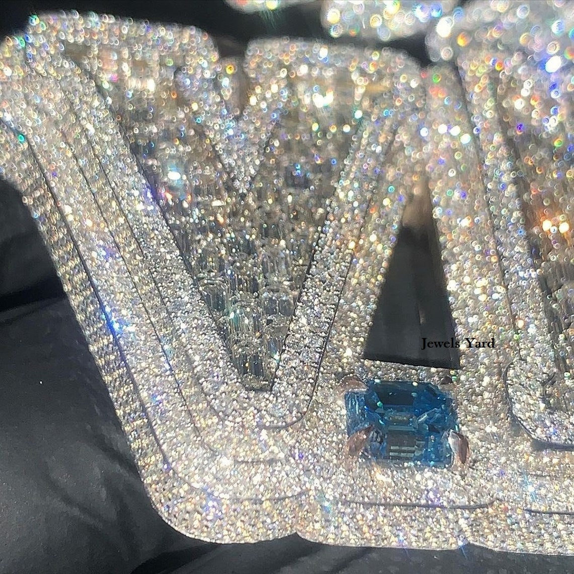 Customize vroy'' Pendant Round Real Moissanite - Etsy