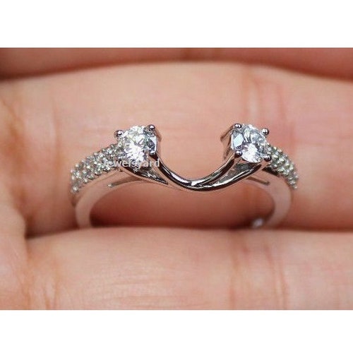 1 Ct Marquise Cut Diamond Enhancer Guard Wrap Insert Ring - Etsy
