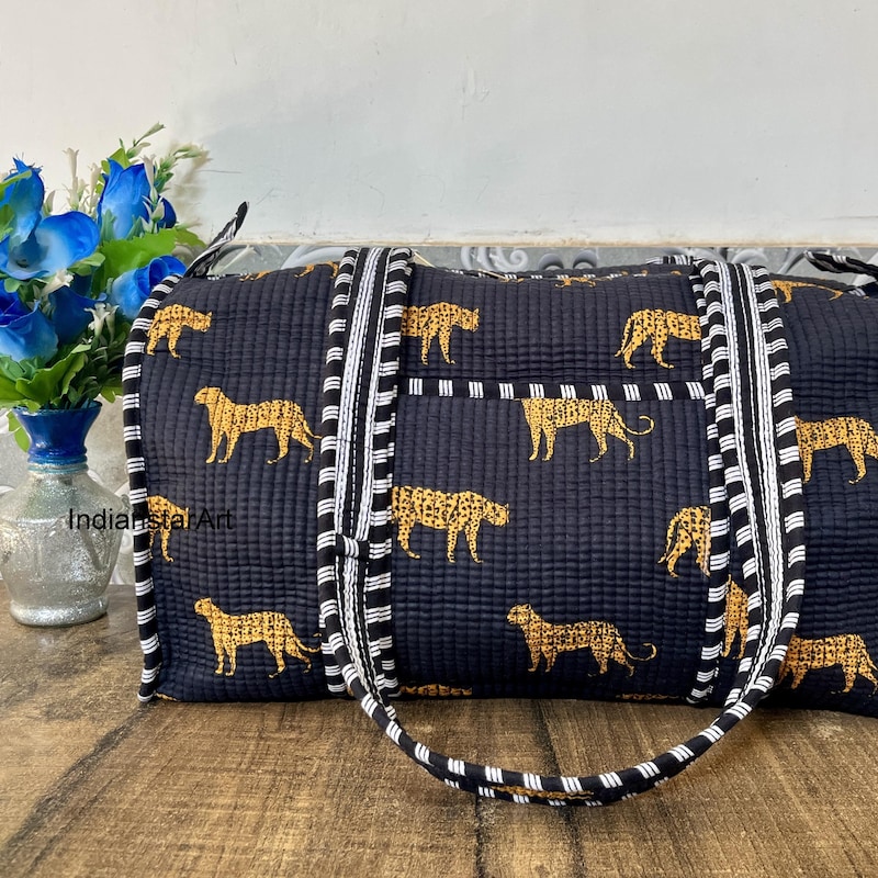 Cotton Tiger Bag Black - Etsy