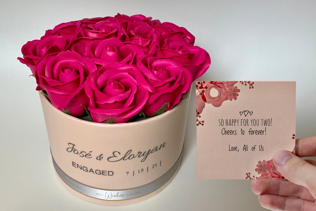 Engagement Gifts for Couple Personalized Gift Box & Custom - Etsy