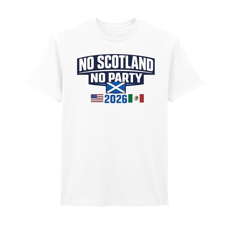 No Scotland No Party Football T Shirt Cup Football Tournament of the ...