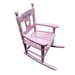 Pink Personalised Kids Chair Rocking Chairs for Nursery Gift Toddler ...