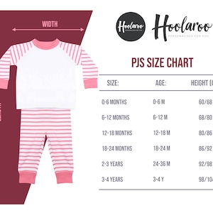Personalised Baby Toddler Pyjamas - When I Wake up I'll Be 1 2 3 4 ...
