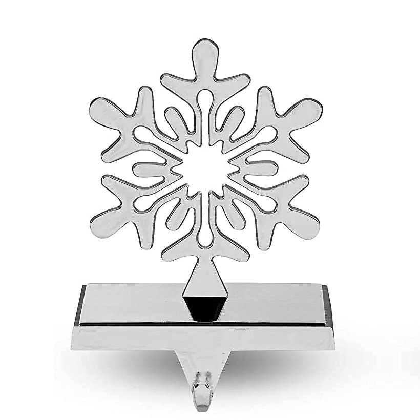 Silver Stocking Holder Snowflake Stocking Hangers Christmas - Etsy UK