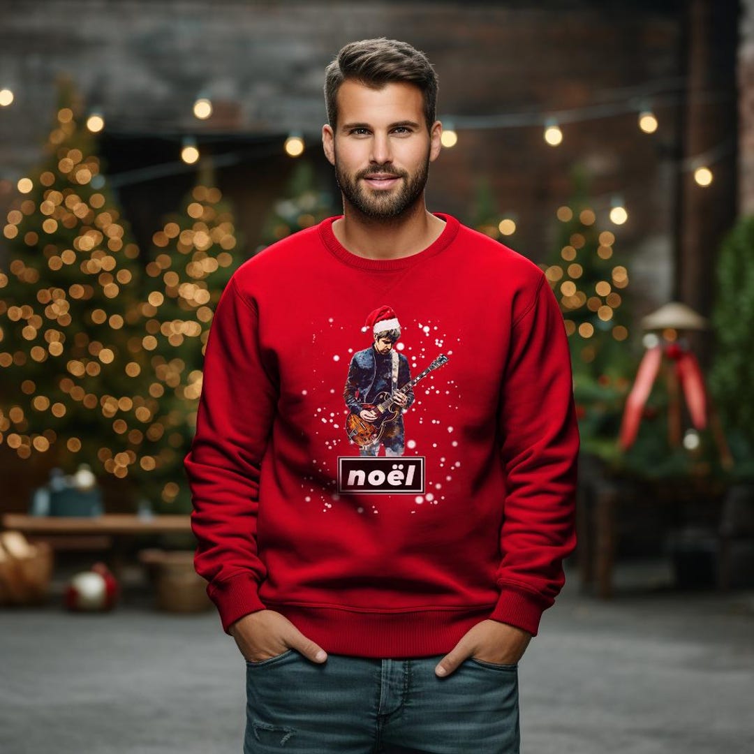 UK 90's Rock Band Inspired Christmas Jumper for Adults Men Women Xmas ...