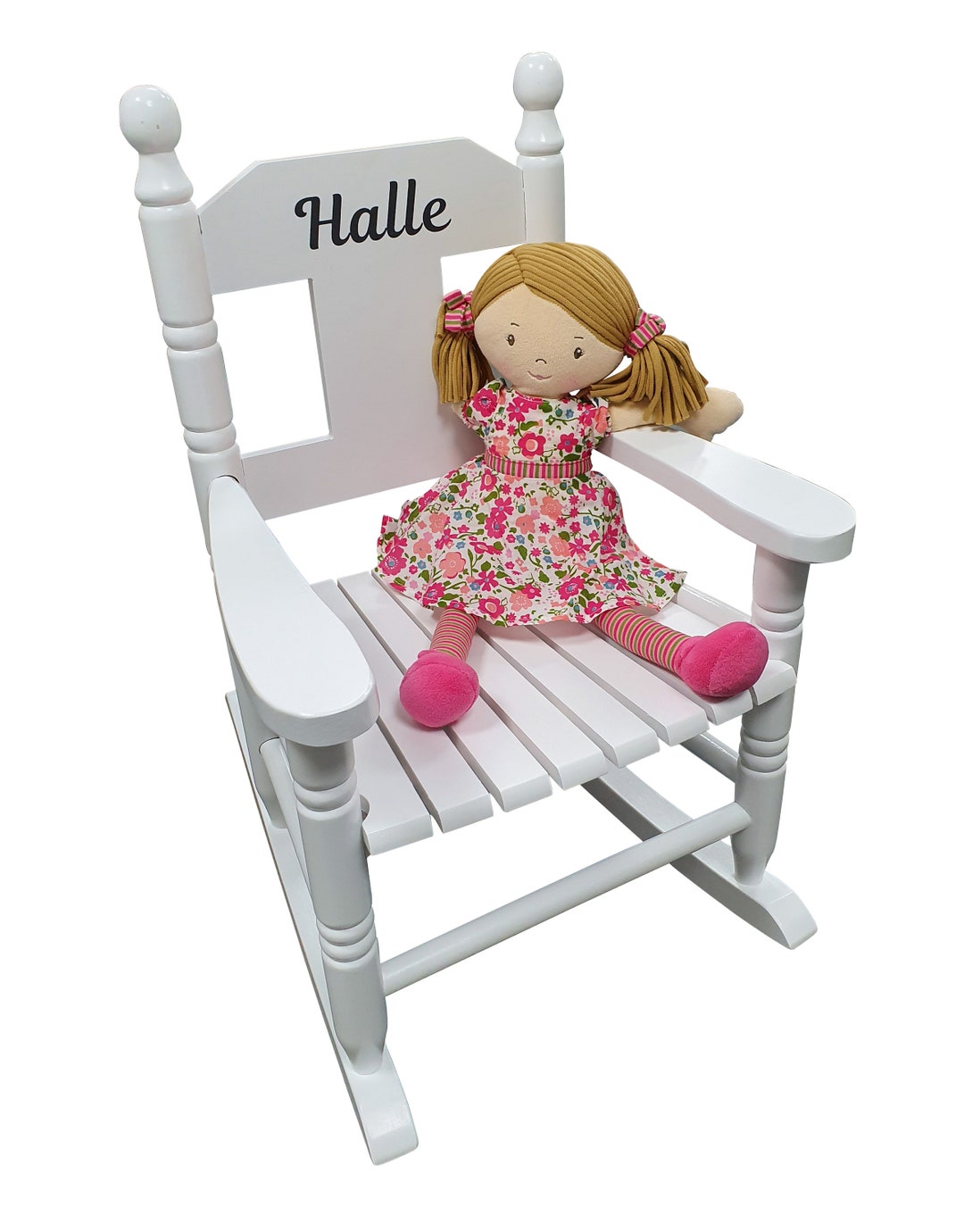 Personalised Kids Rocking Chair Chairs for Nursery, Toddler Armchair ...