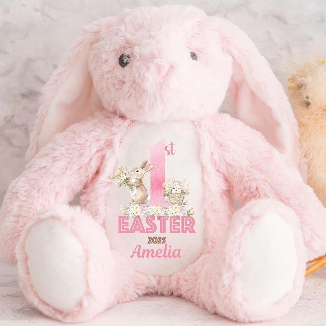 My First Easter Gift, 1st Easter Gift, Easter Bunny Toy, Personalised ...