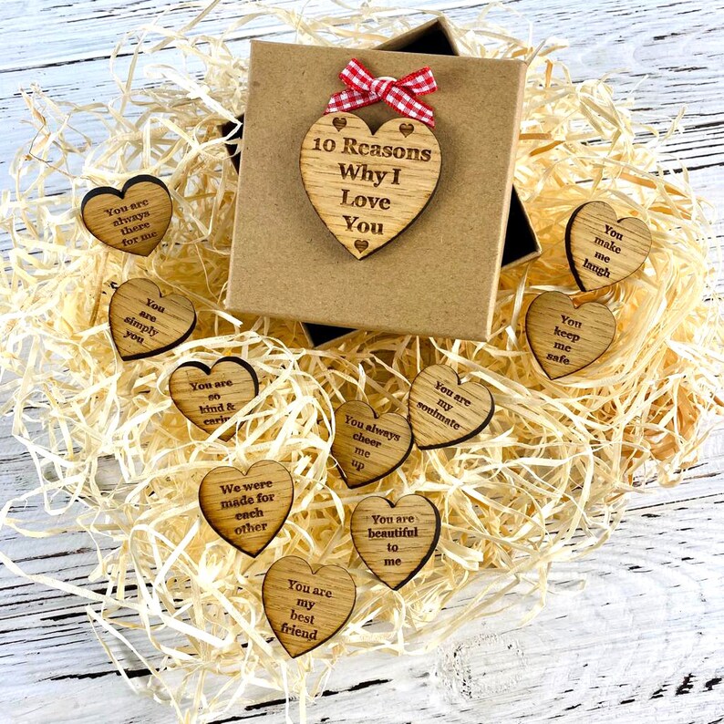 10 Reasons Why I Love You Valentines Gifts Traditional - Etsy UK
