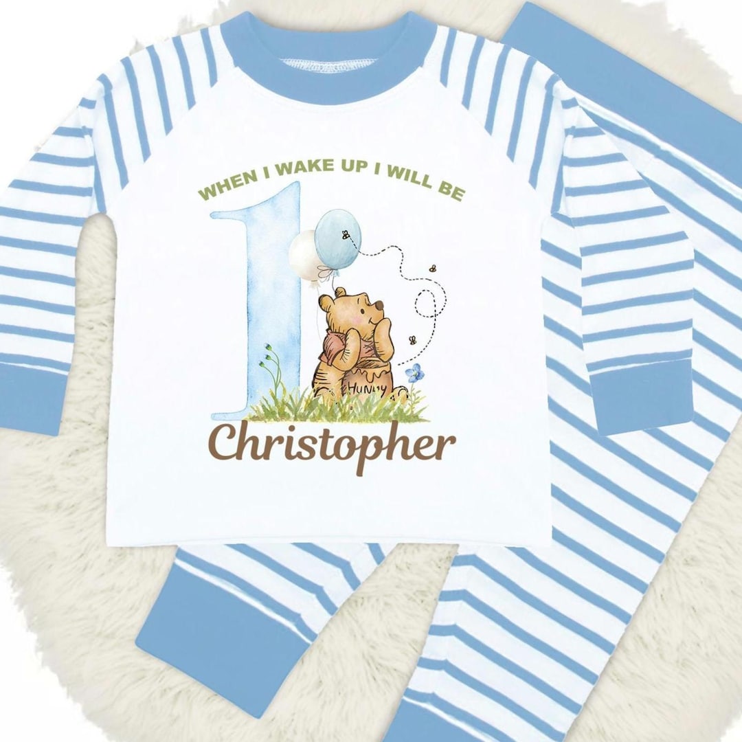 When I Wake up I Will Be 1 2 3 4 5 Personalised Birthday Pyjamas for ...