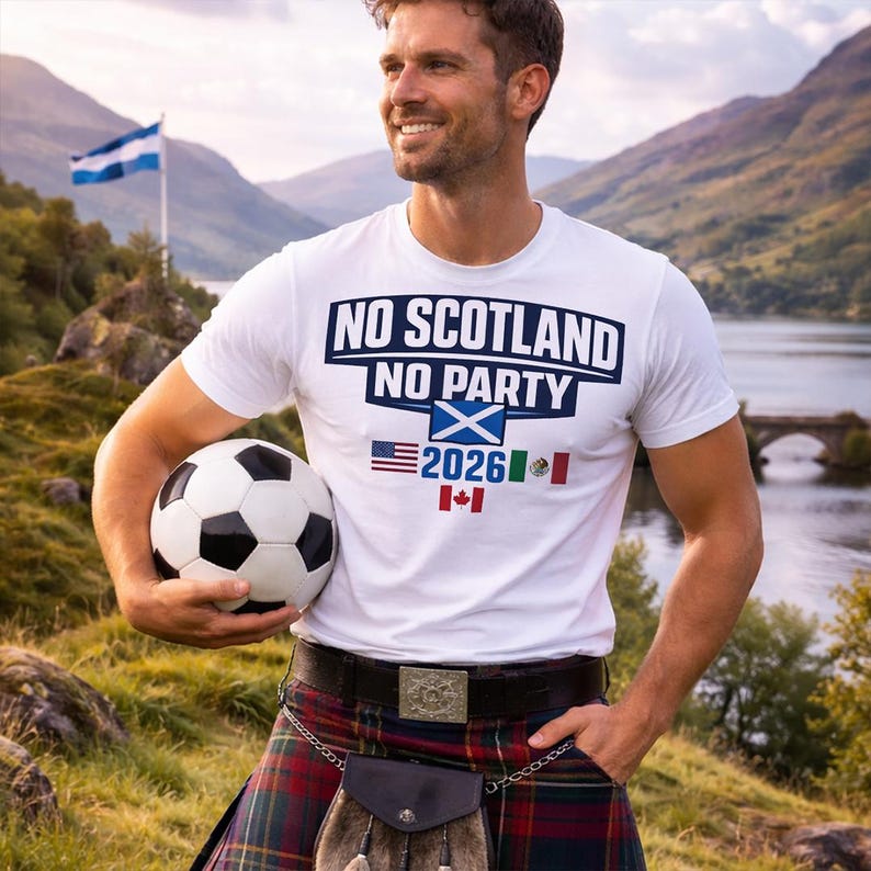 No Scotland No Party Football T Shirt Cup Football Tournament of the ...
