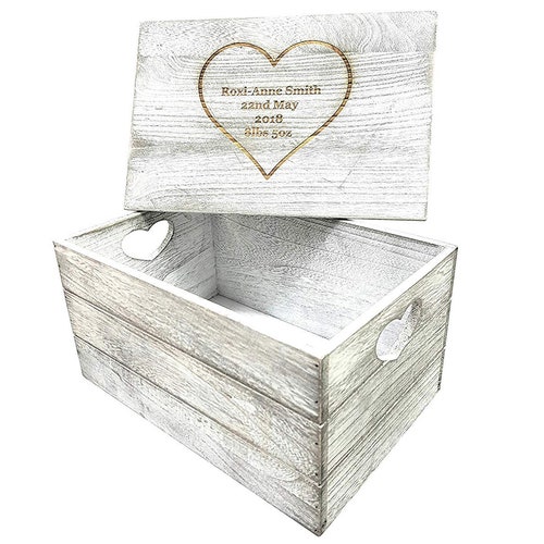 Personalised Birthday Keepsake Box Birthday Wishes Memory | Etsy