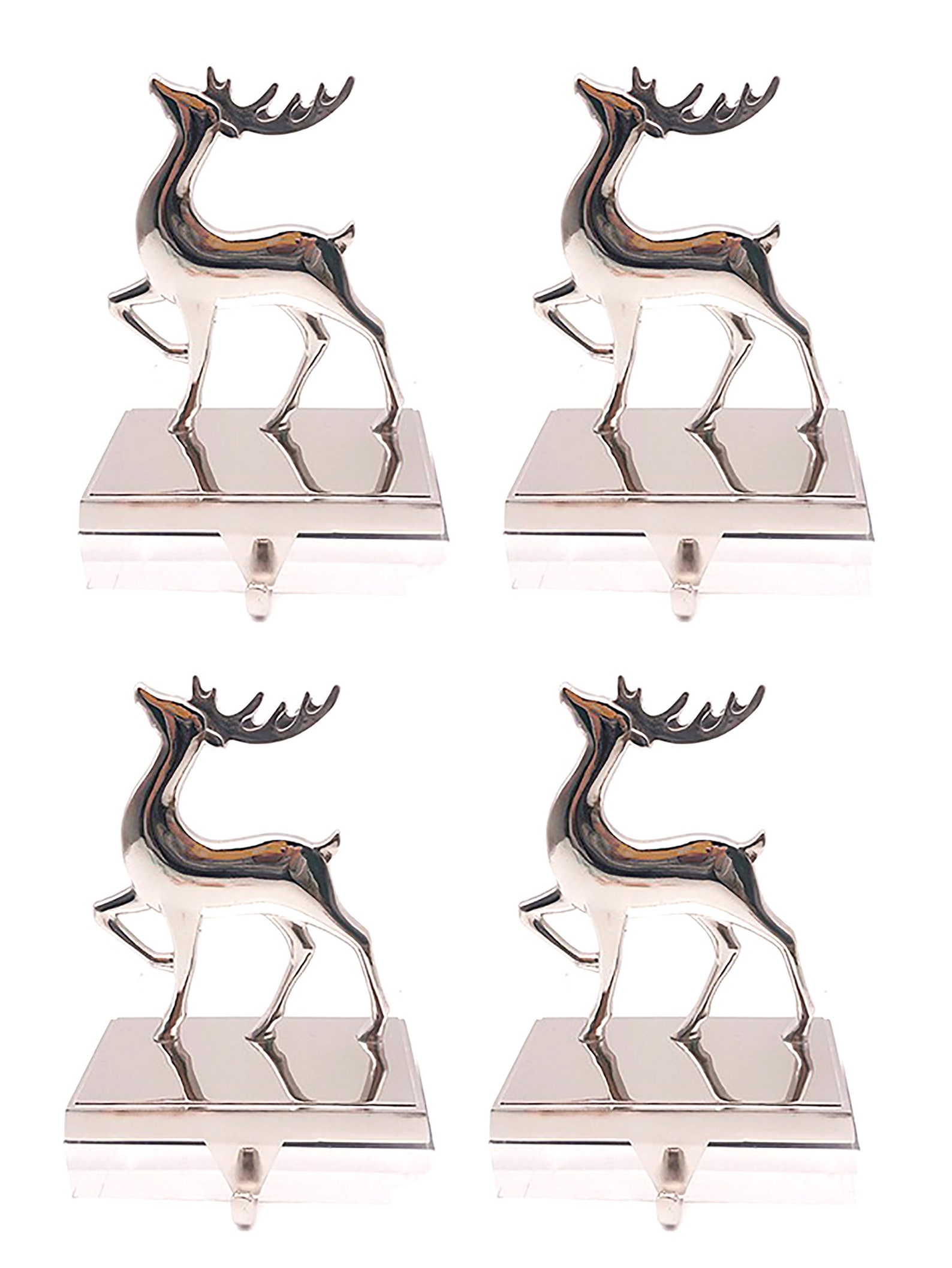 Silver Stocking Holder Snowflake Stocking Hangers Christmas - Etsy UK