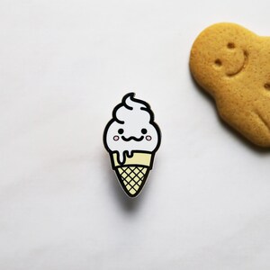 Ice Cream Enamel Pin. Food Pins. Adorable Enamel Cake Pin. | Etsy