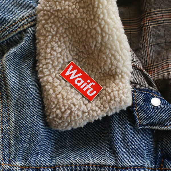 Anime Waifu Enamel Pin - Etsy