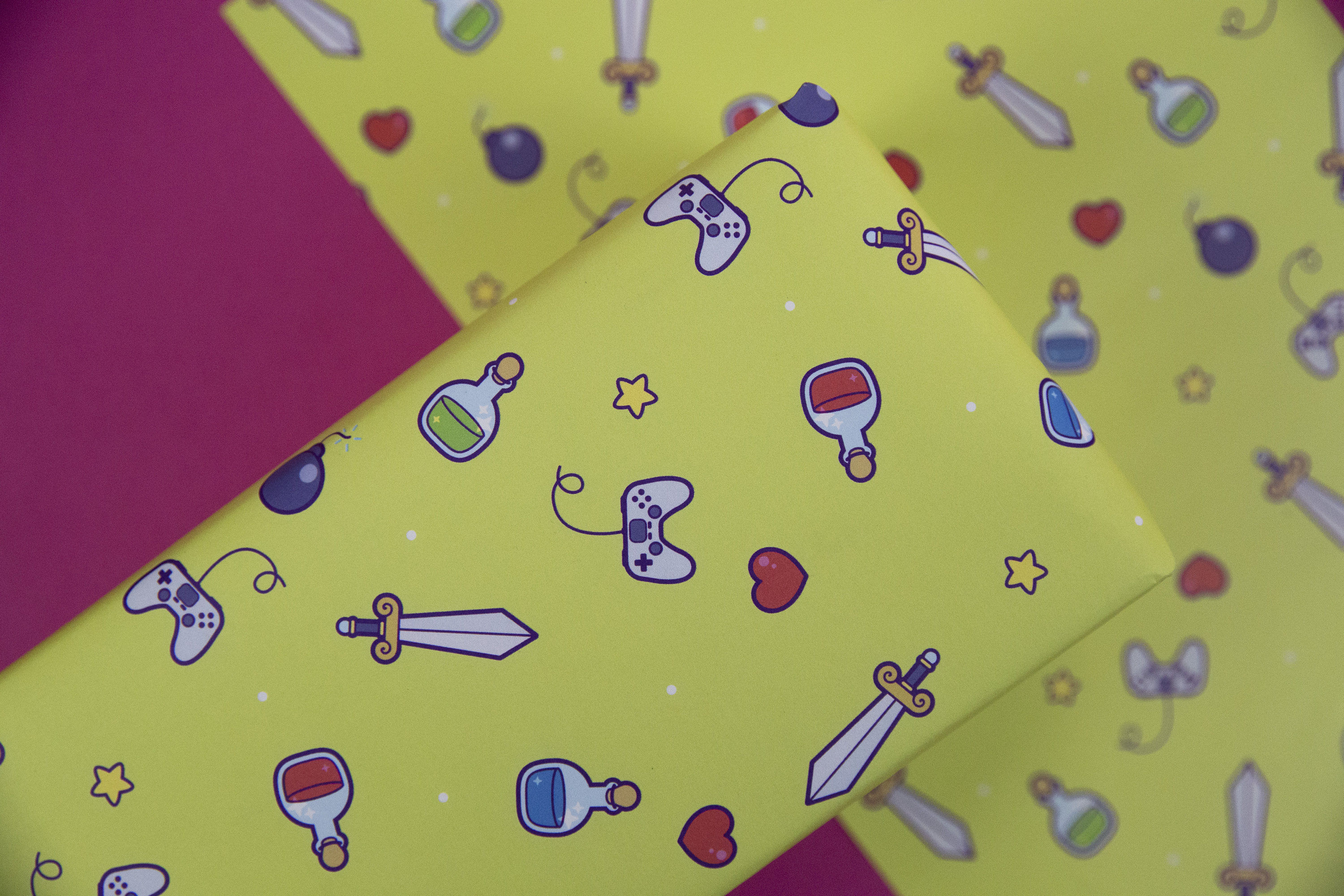 Genshin Impact Wrapping Paper. Genshin Impact Birthday. Anime Gift Wrap ...
