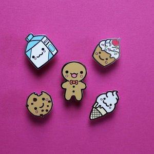 Ice Cream Enamel Pin. Food Pins. Adorable Enamel Cake Pin. | Etsy